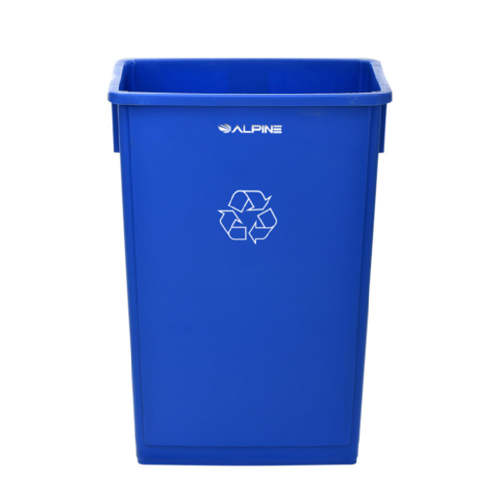 Alpine 23 Gallon Blue Recycle Bin 20"x11"x30 – KitchenRestock.com