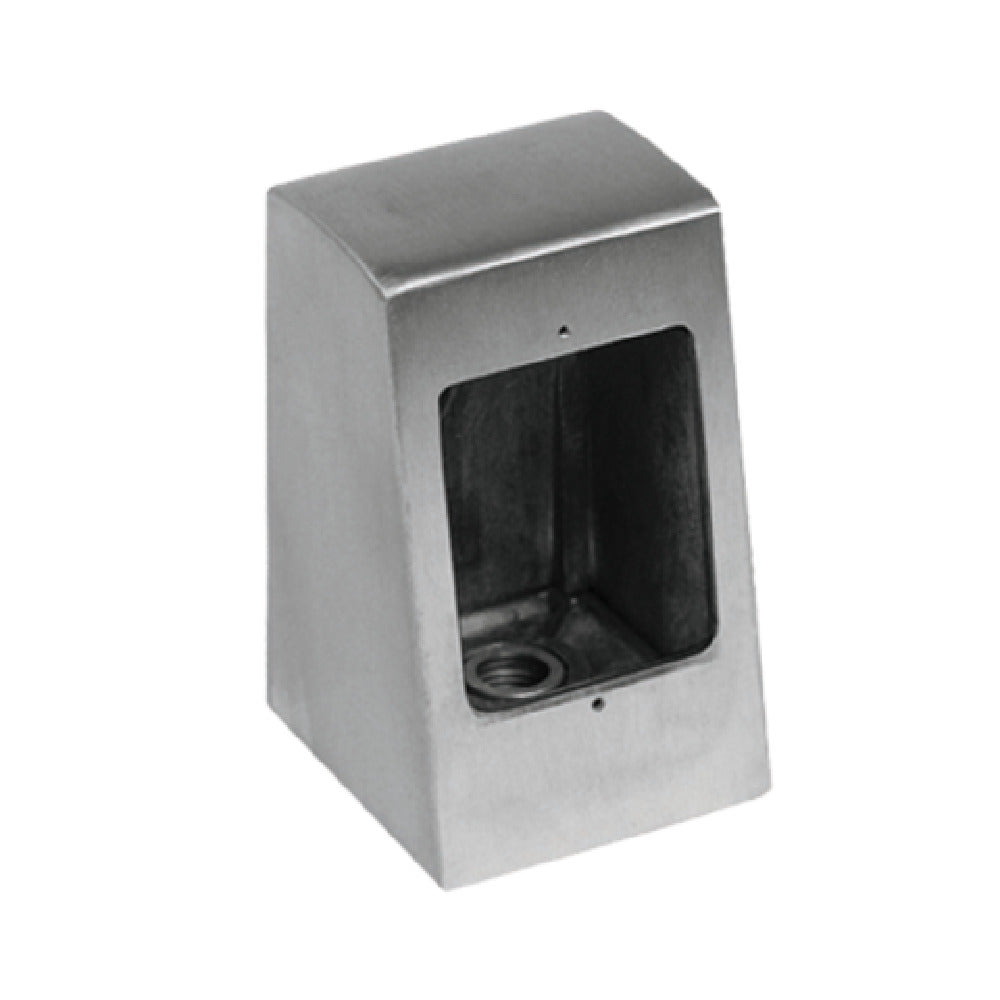 Pedestal Box Single Outlet Brushed Cast Aluminum – KitchenRestock.com
