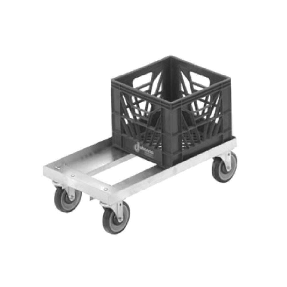 MC1319 Glass Rack/Milk Crate Dolly - Aluminum – KitchenRestock.com