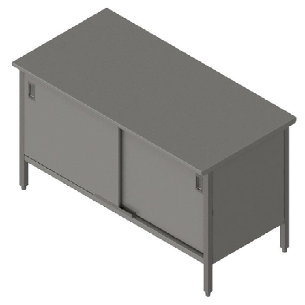 Boos Stainless Steel Work Table Cabinet 60"W X 30"D – KitchenRestock.com
