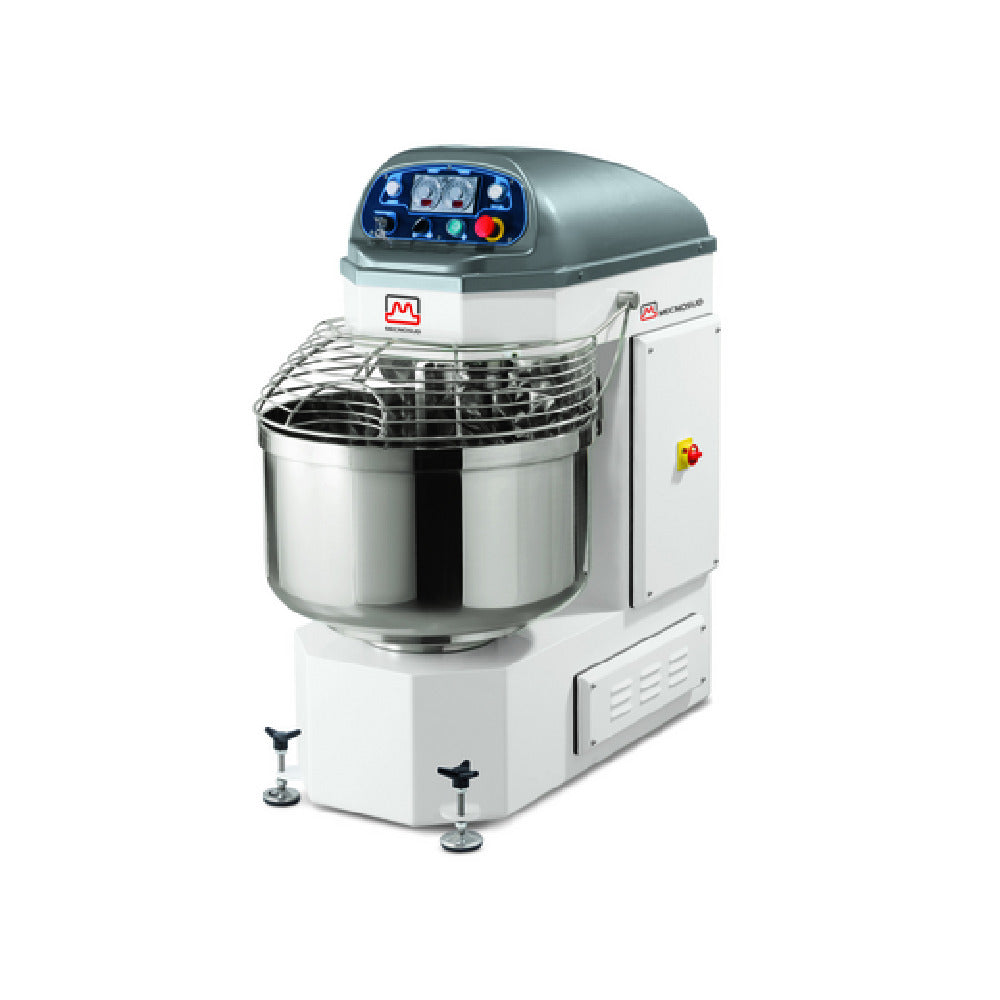 AMPTO SP60 Mecnosud Spiral Dough Mixer (2) Speed Hook And Bowl 88 Lb ...