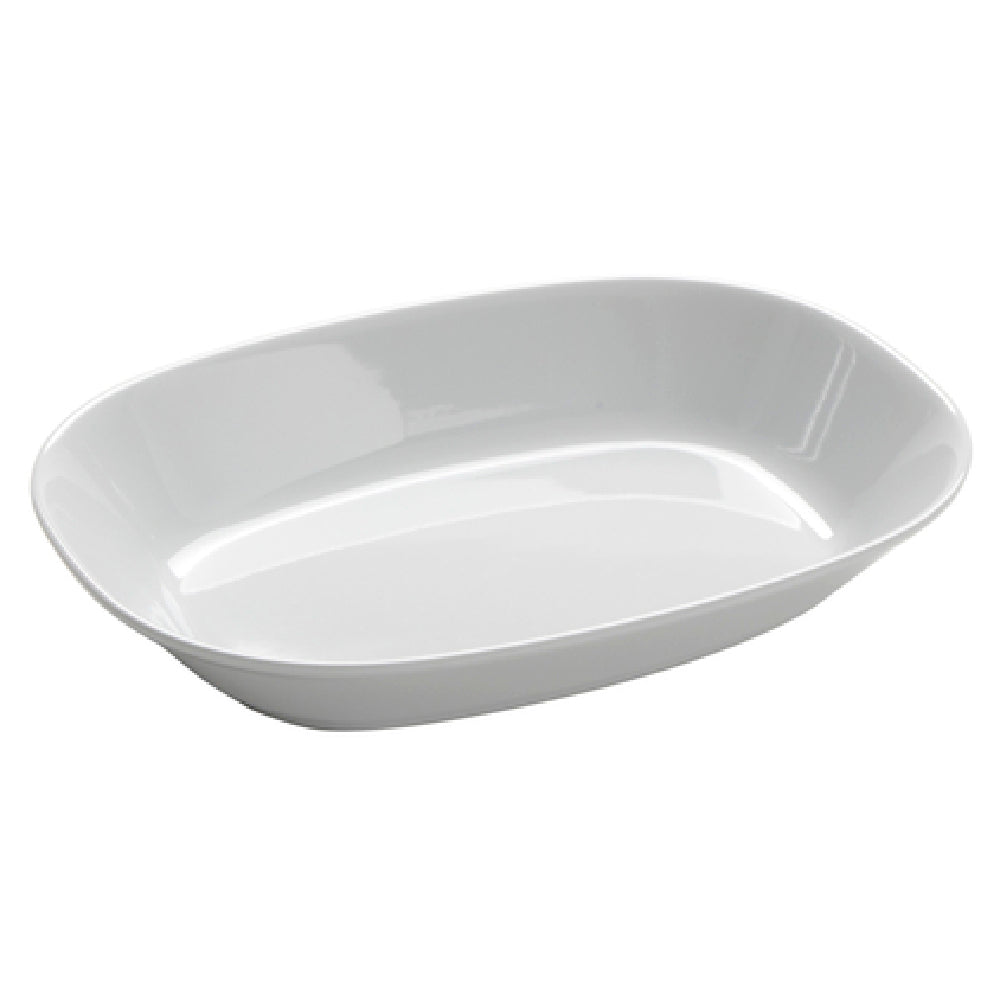 American Metalcraft MLRS12 Melamine Oblong Bowl 42oz White ...