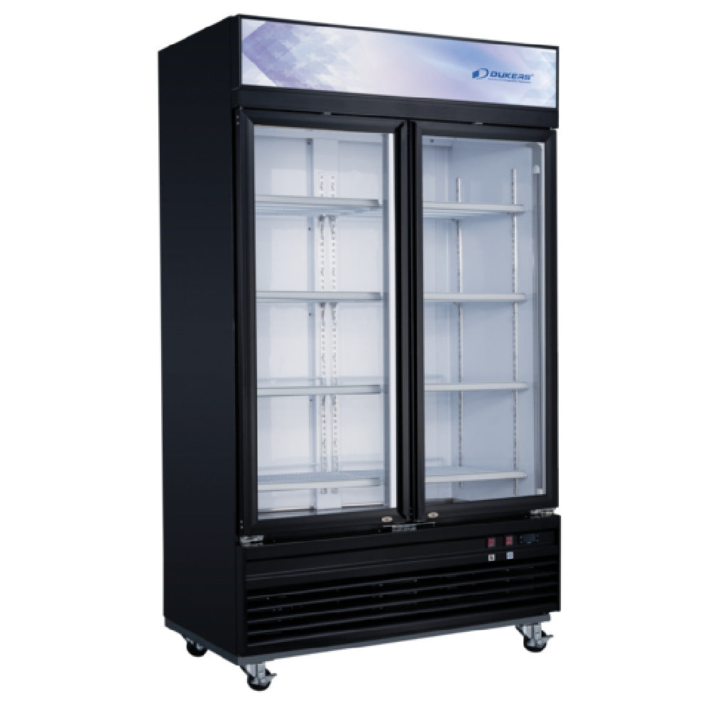 Dukers DSM-41F Freezer Merchandiser Reach-in Two-section ...
