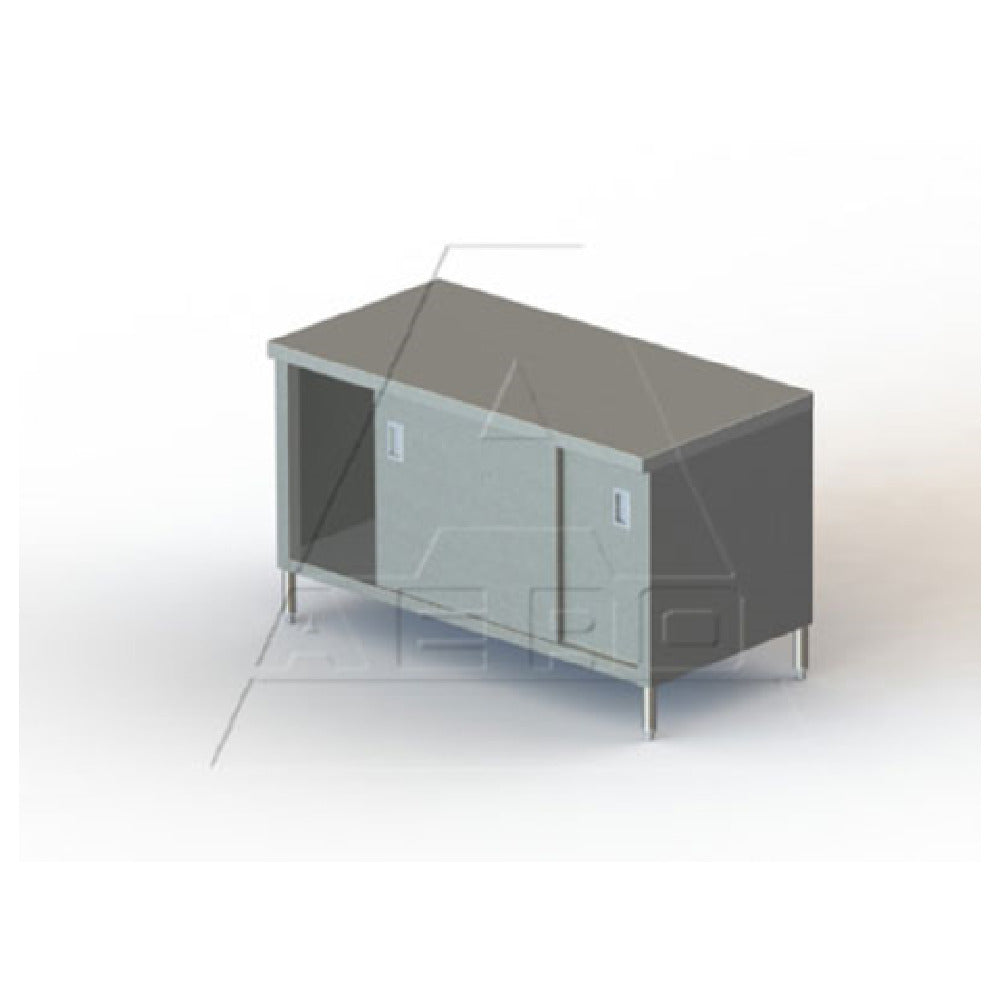60"W x 30"D Stainless Steel Work Table Cabinet Base – KitchenRestock.com