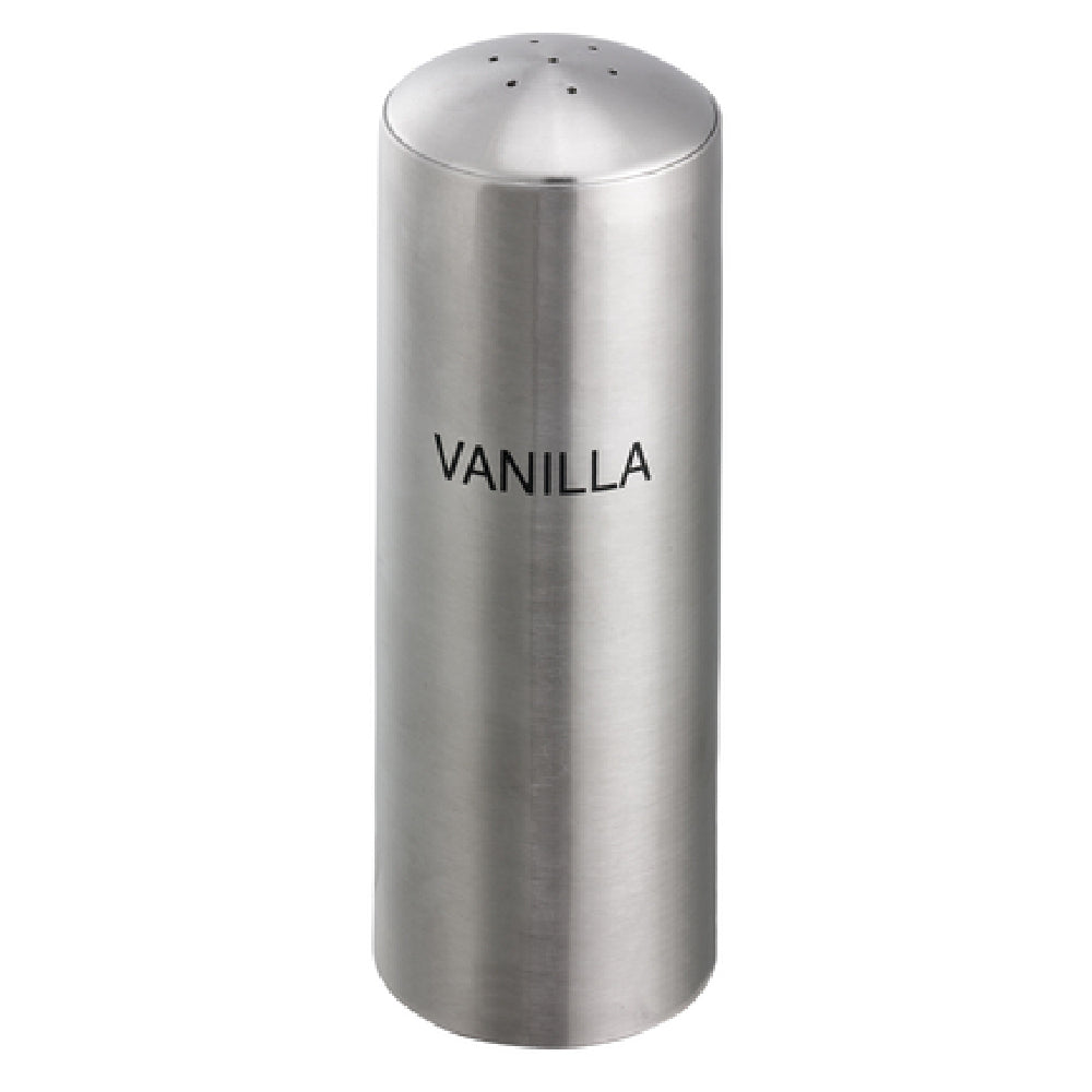 Service Ideas STC7VANILLA Shaker 7 Hole Top "vanilla" Printed On Body ...