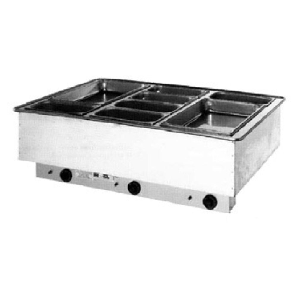 Electric 3-Well Hot Food Drop-In Well Unit - Stainless Steel ...