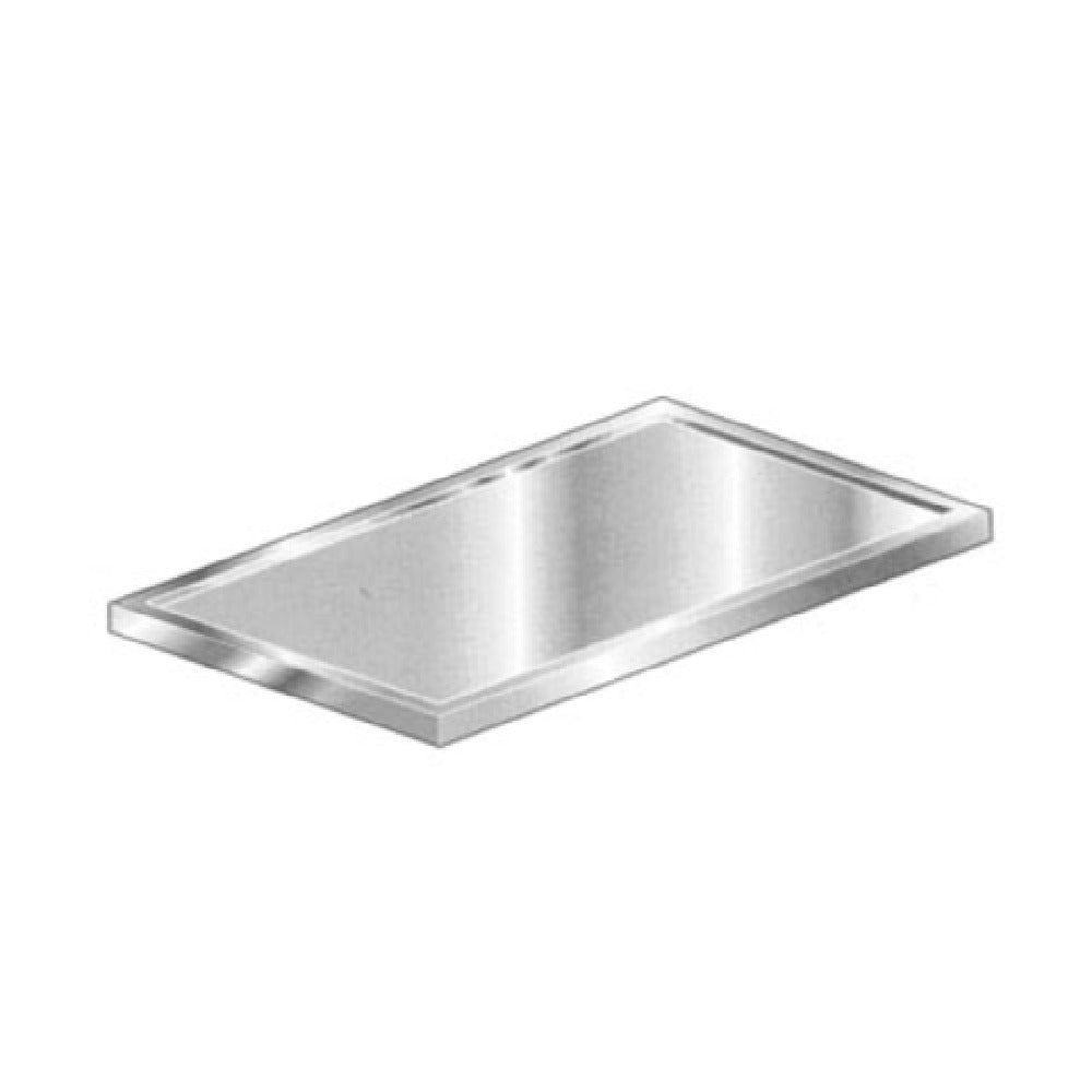 48"W x 24"D Stainless Steel Countertop with Marine Edge ...