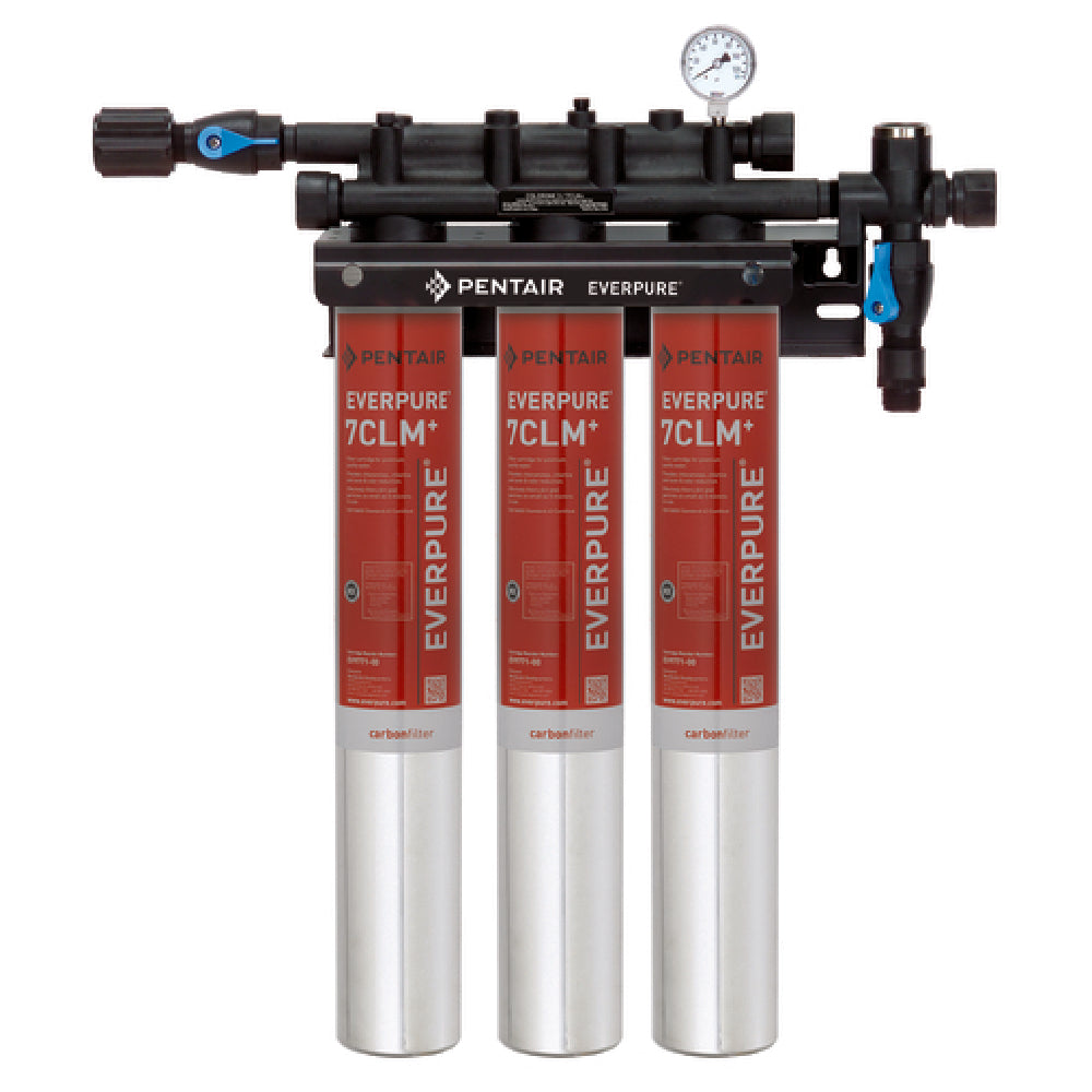 Everpure QC7I Triple-7CLM+ Fountain Filter, 5 Micron, 3-5 GPM ...