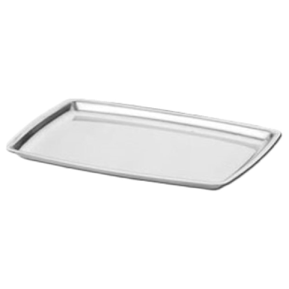 11" x 7-1/4" Rectangular Stainless Steel Sizzle Platter ...