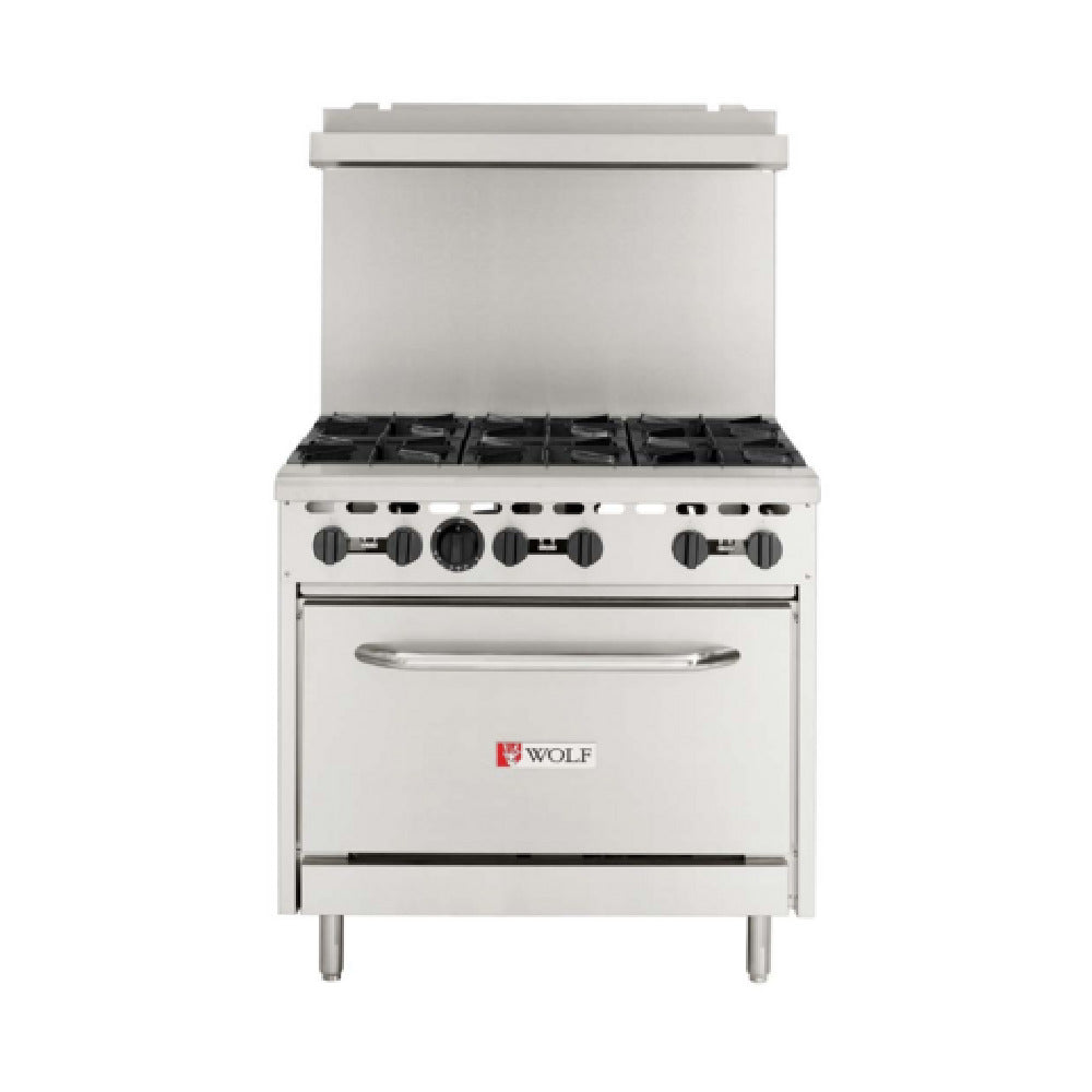Wolf WX36 36" Natural Gas Range with 6 Burners – KitchenRestock.com