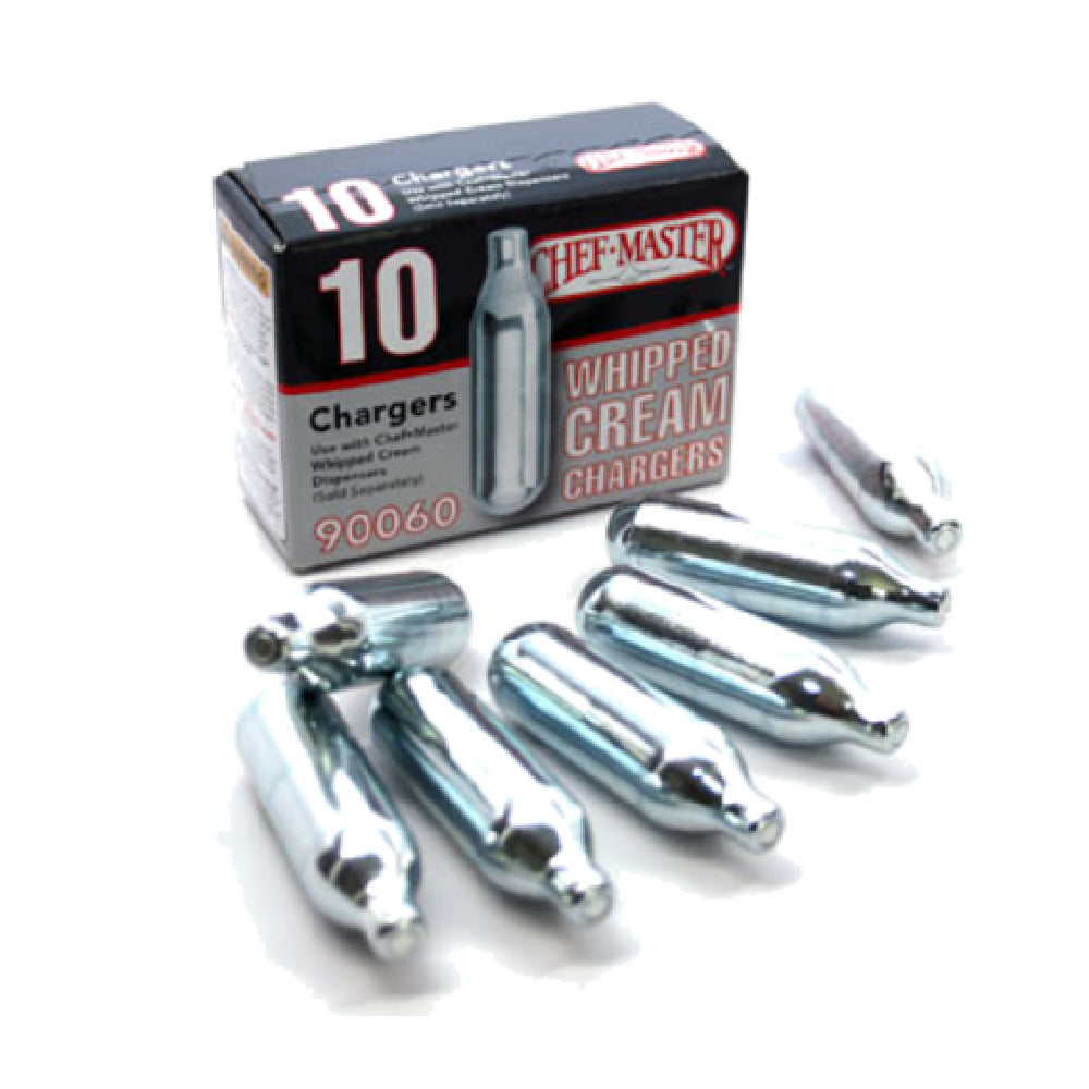 Chef-Master N2O Whipped Cream Chargers - Box of 10 – KitchenRestock.com