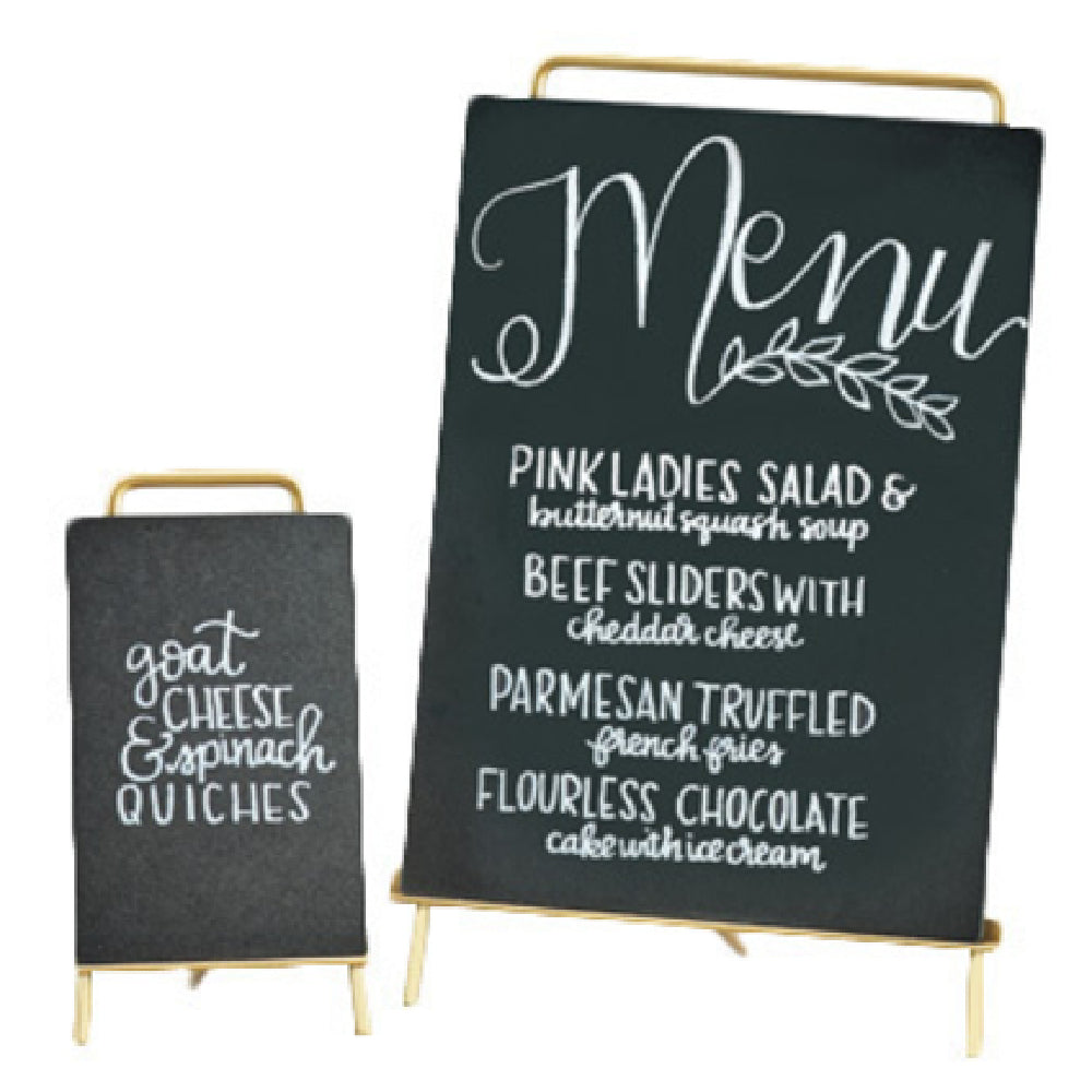 Mid-Century Write-On Sign & 8.5"x11" Brass Easel – KitchenRestock.com