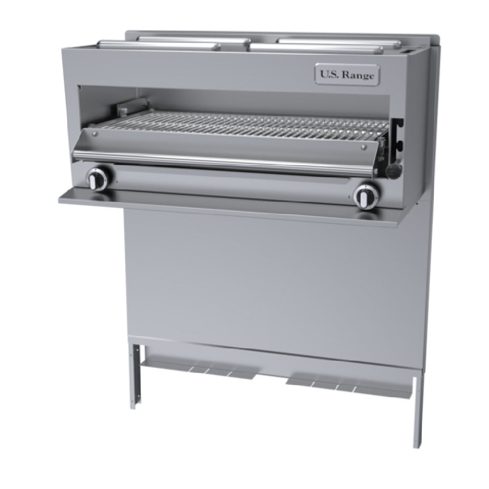 U Series 34" Salamander Gas Broiler - 40,000 BTU Countertop ...