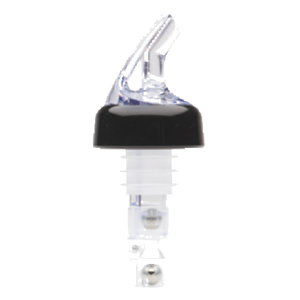 3 Ball Premium Pourer 7/8 Oz. Clear/Black Collar – KitchenRestock.com