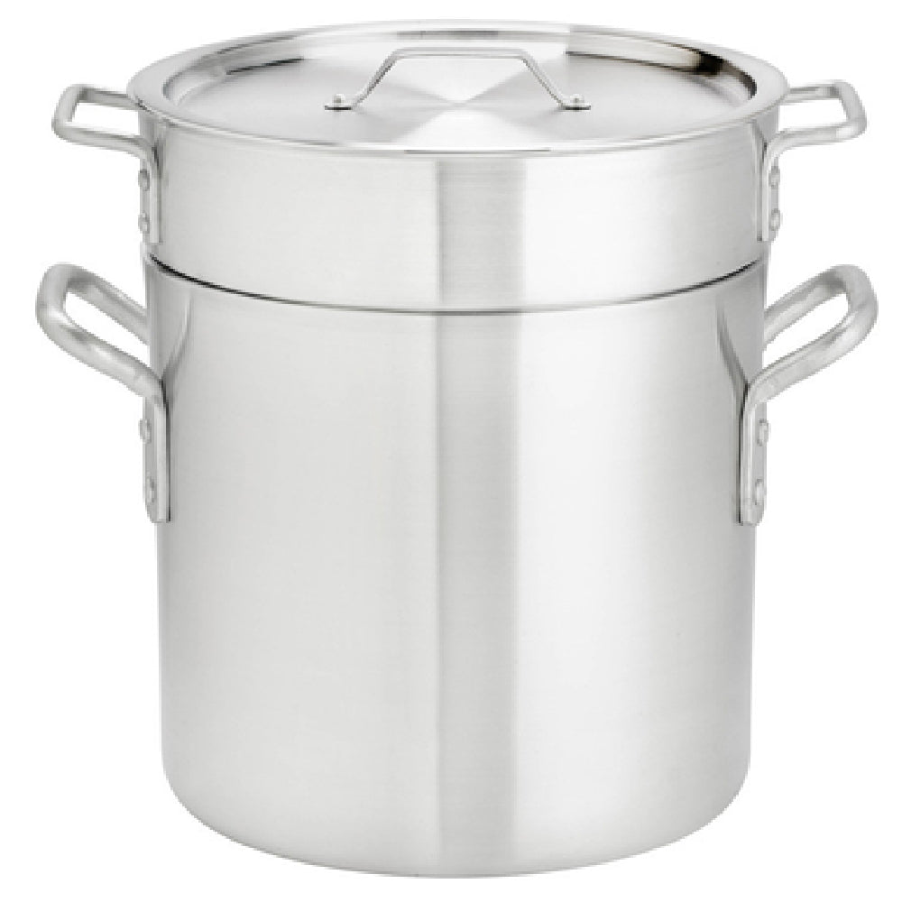 Thermalloy 20 Qt. Double Boiler Set | 3-Piece Solid Insert ...