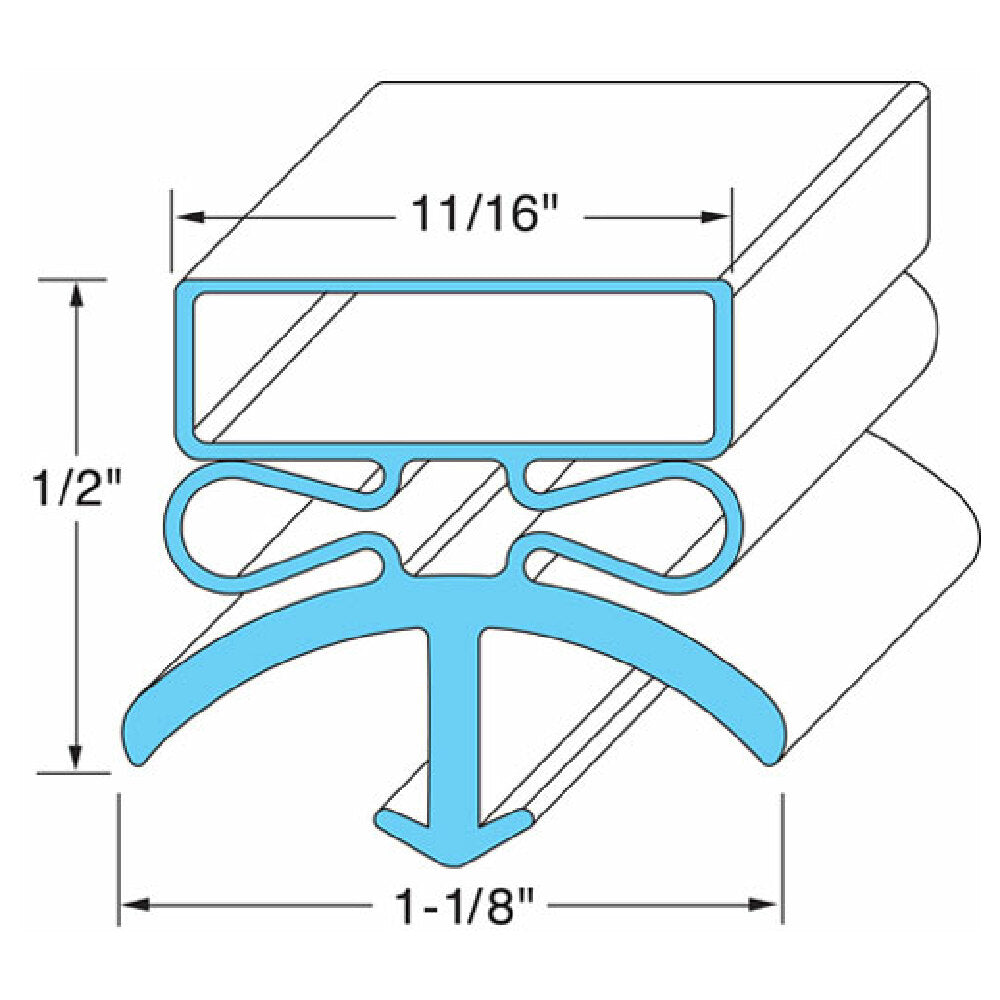 Private Label 741473 Gasket Kit 37"x87" Magnetic – KitchenRestock.com