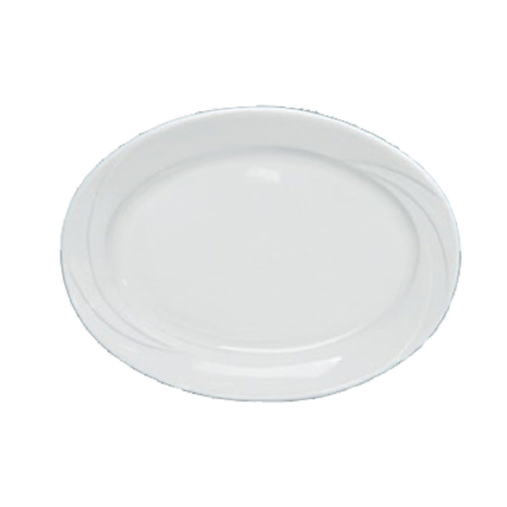 Yanco MM-12 Miami Platter - Porcelain Bone White – KitchenRestock.com
