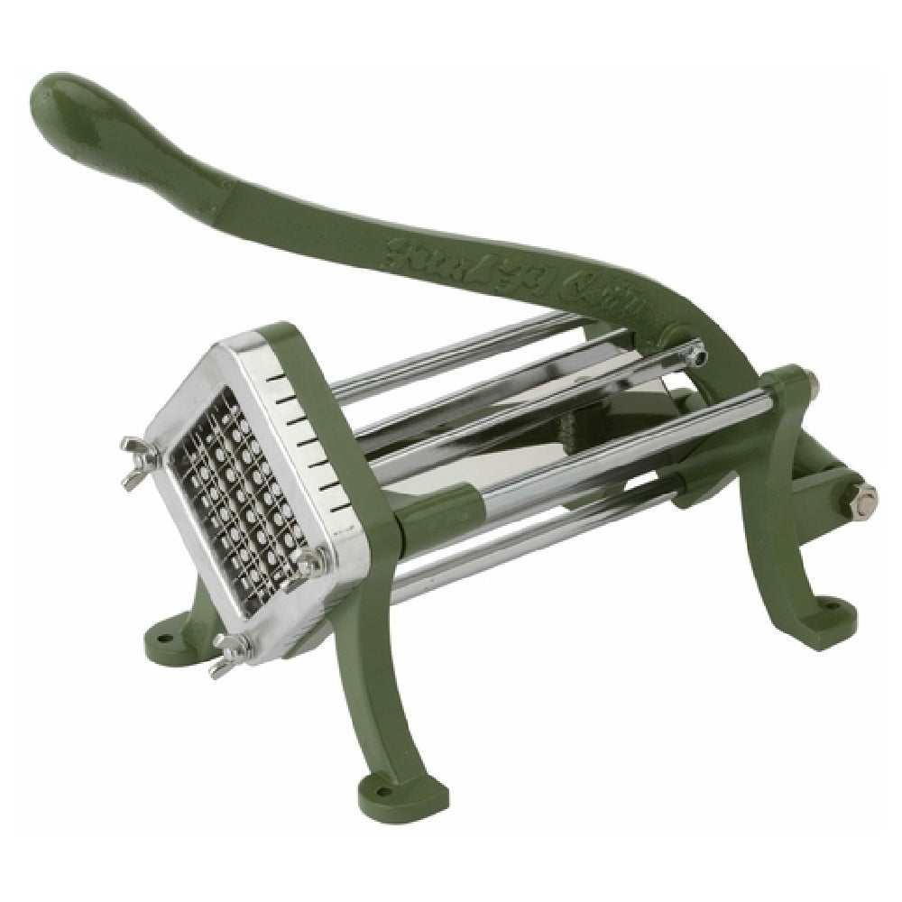 Heavy-duty 3/8" Stainless Steel Potato Cutter V Trough – KitchenRestock.com