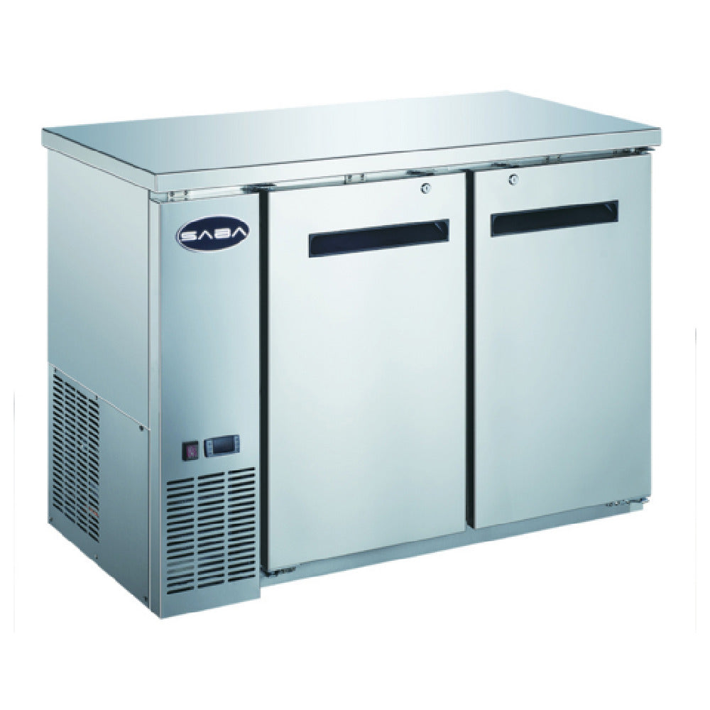 SABA SBB-24-48SS Back Bar Cooler Two-section 48-7/8" W – KitchenRestock.com