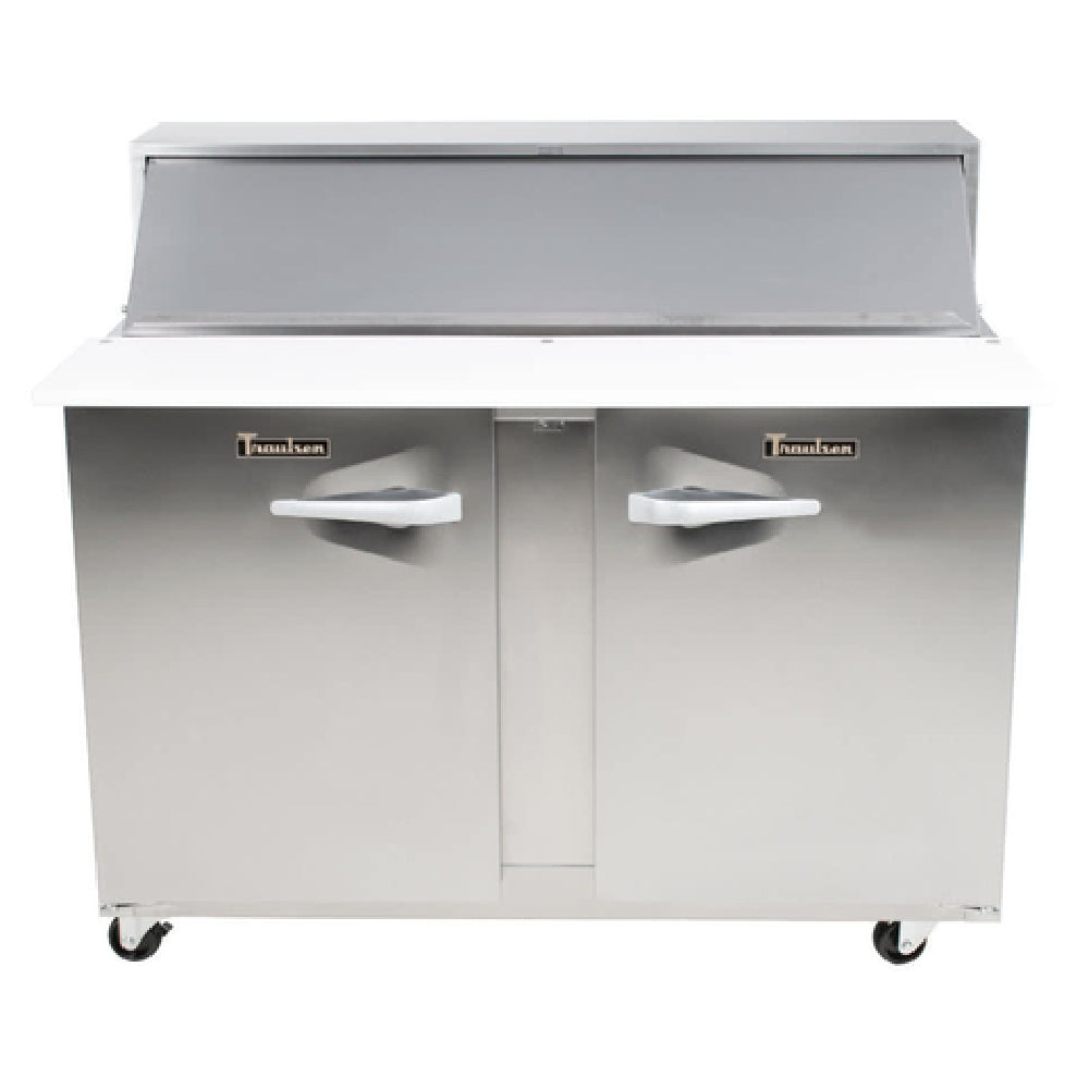 Traulsen UPT7218LR-0300-SB Compact Roll-top Prep Table Fridge ...