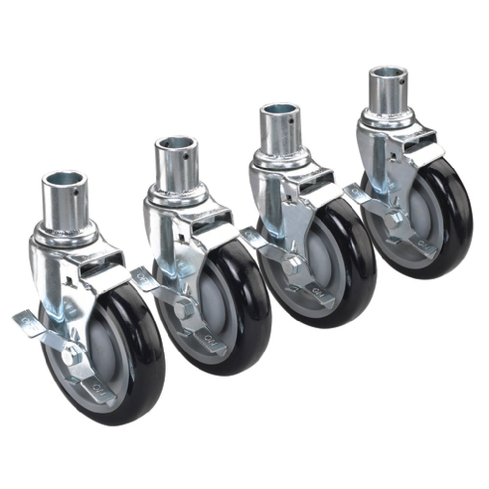 Krowne 5" Locking Caster Wheels Set (4) – KitchenRestock.com