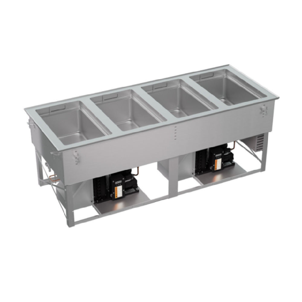 Vollrath FC-HCF-04208 Hot/Cold/Frozen Food Well Unit Drop-in 4-well ...