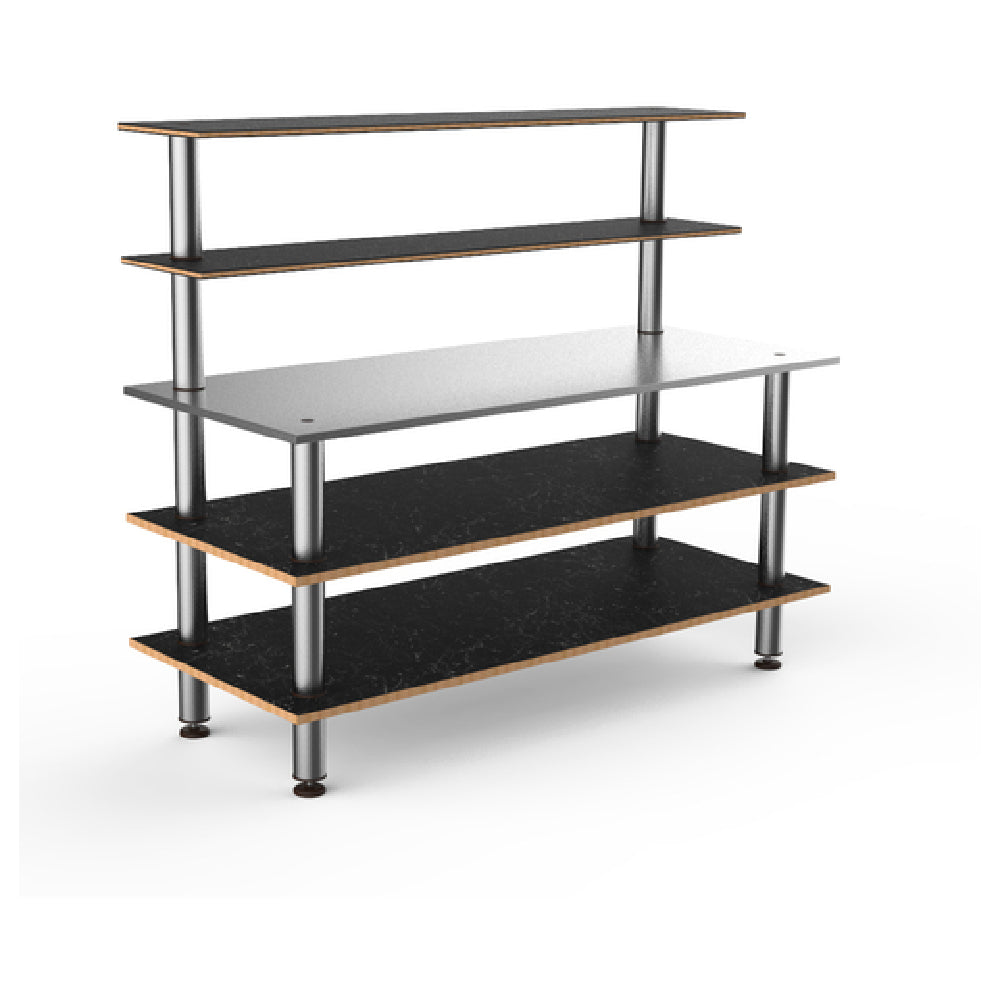 Steelite MGCMLC02MSXF Modular 3-Tier Back Bar Station – KitchenRestock.com