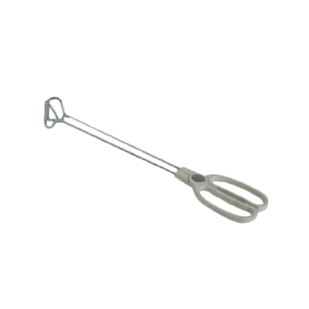 15" Stainless Steel Scissor Tongs with Safety Handle – KitchenRestock.com