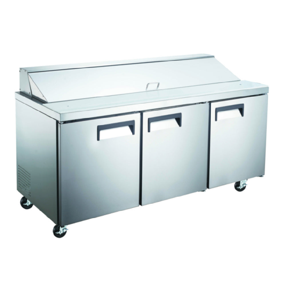 Admiral Craft GRSL-3D 3-Section Refrigerated Prep Table ...
