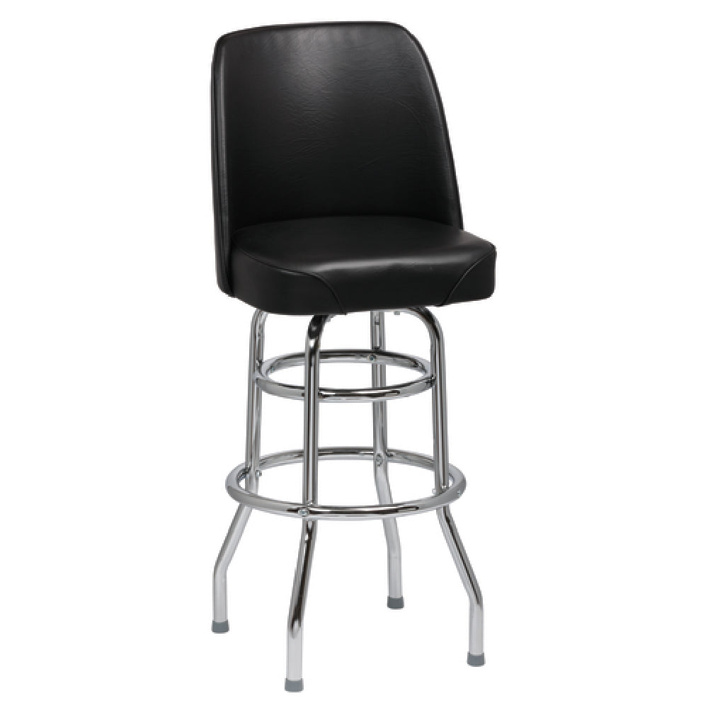 High Back Bar Stool with Padded Waterfall Seat – KitchenRestock.com
