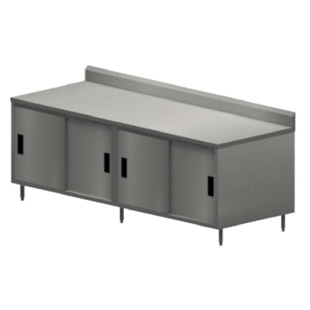BK Resources Chef Table Cabinet 96"W Sliding Doors – KitchenRestock.com