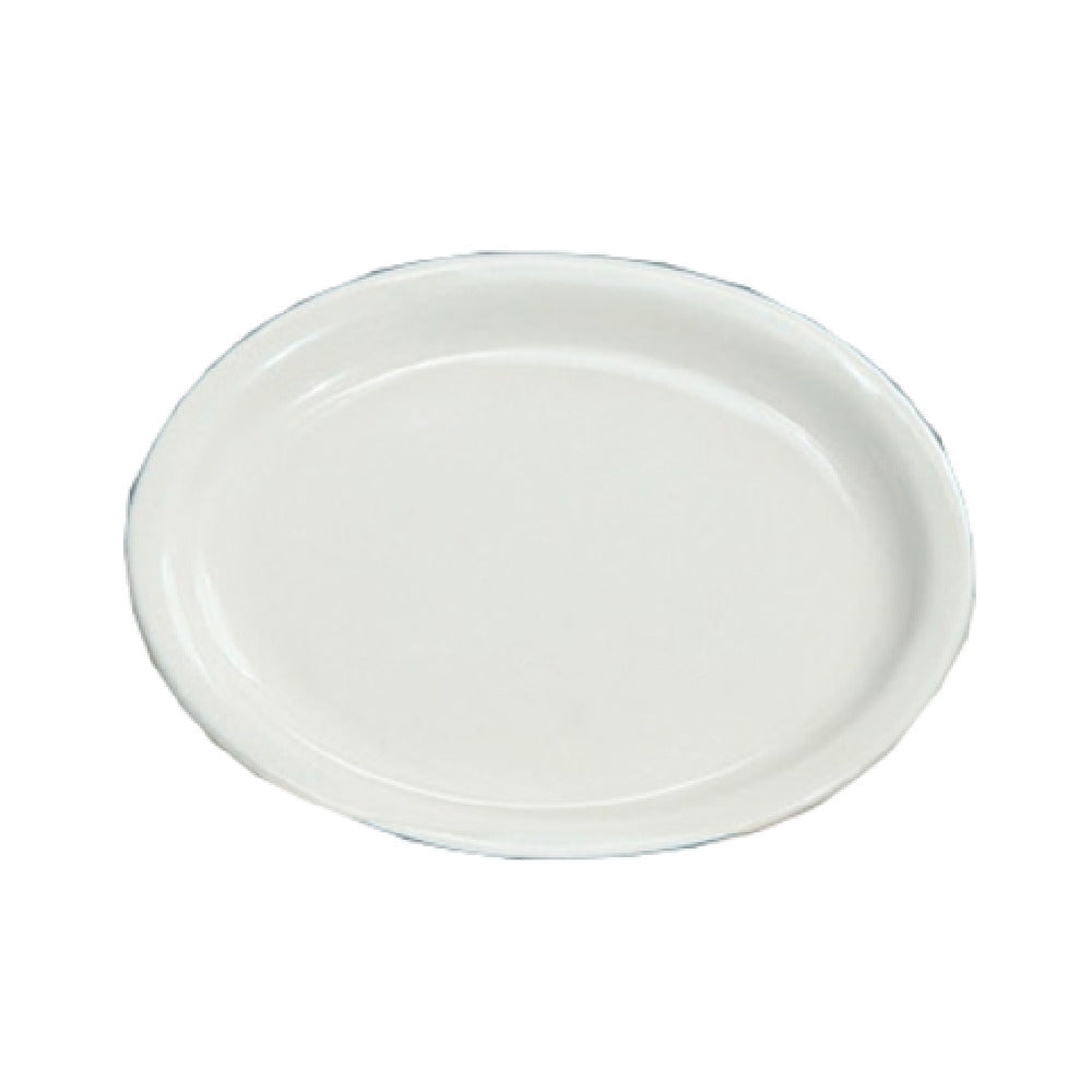 Yanco NR-19 Normandy Platter 12-1/2"L x 10-1/4"W Oval – KitchenRestock.com