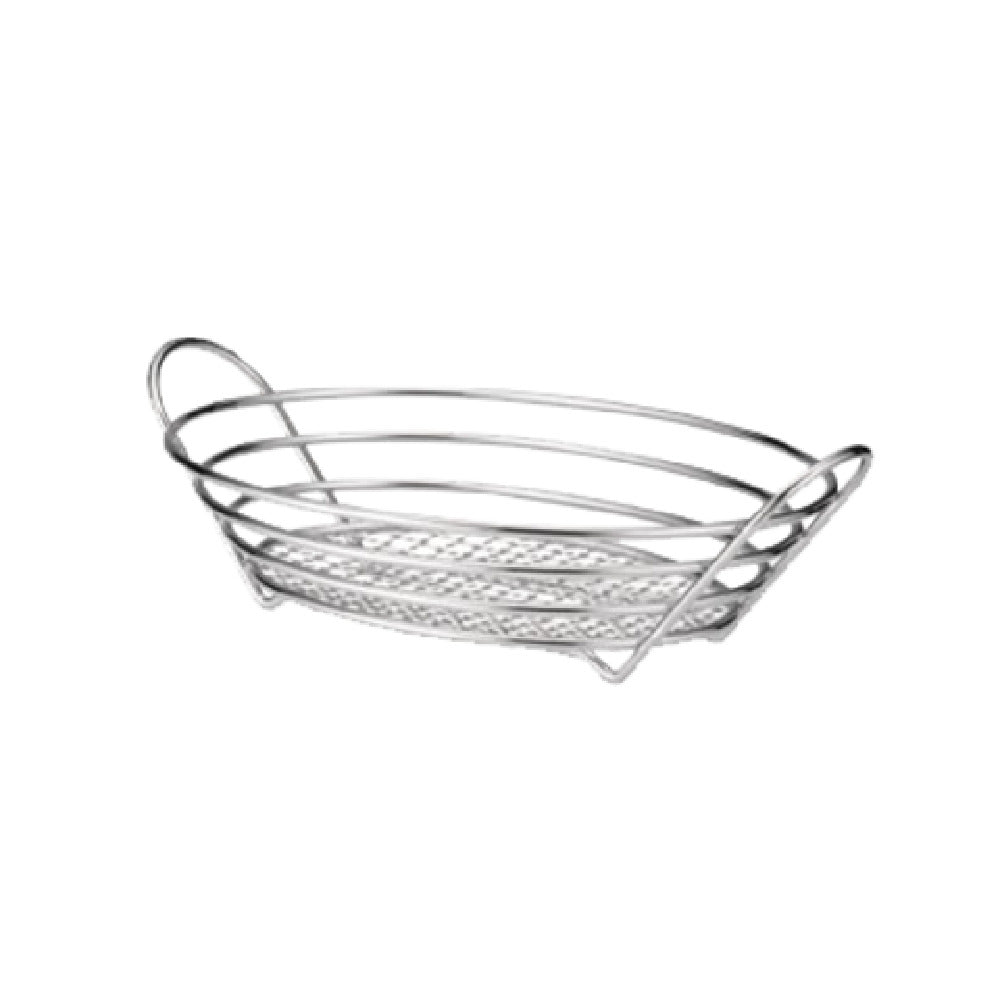 Tablecraft H7176 Oval Chrome Plated Serving Basket – KitchenRestock.com