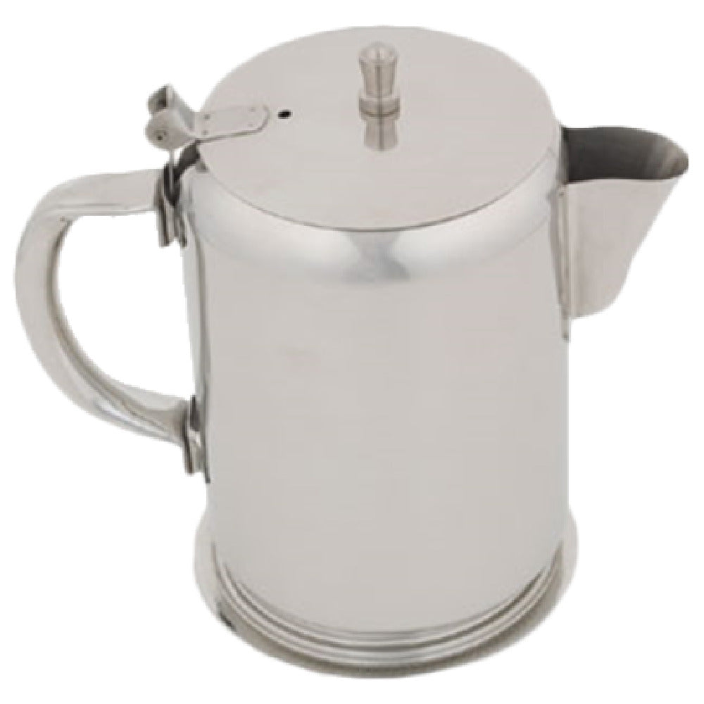 64 oz. Stainless Steel Pitcher with Lid - Footed Base – KitchenRestock.com