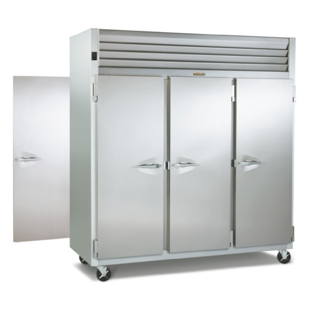 Traulsen RHT332NP-FHS Three-Section Pass-Thru Refrigerator ...